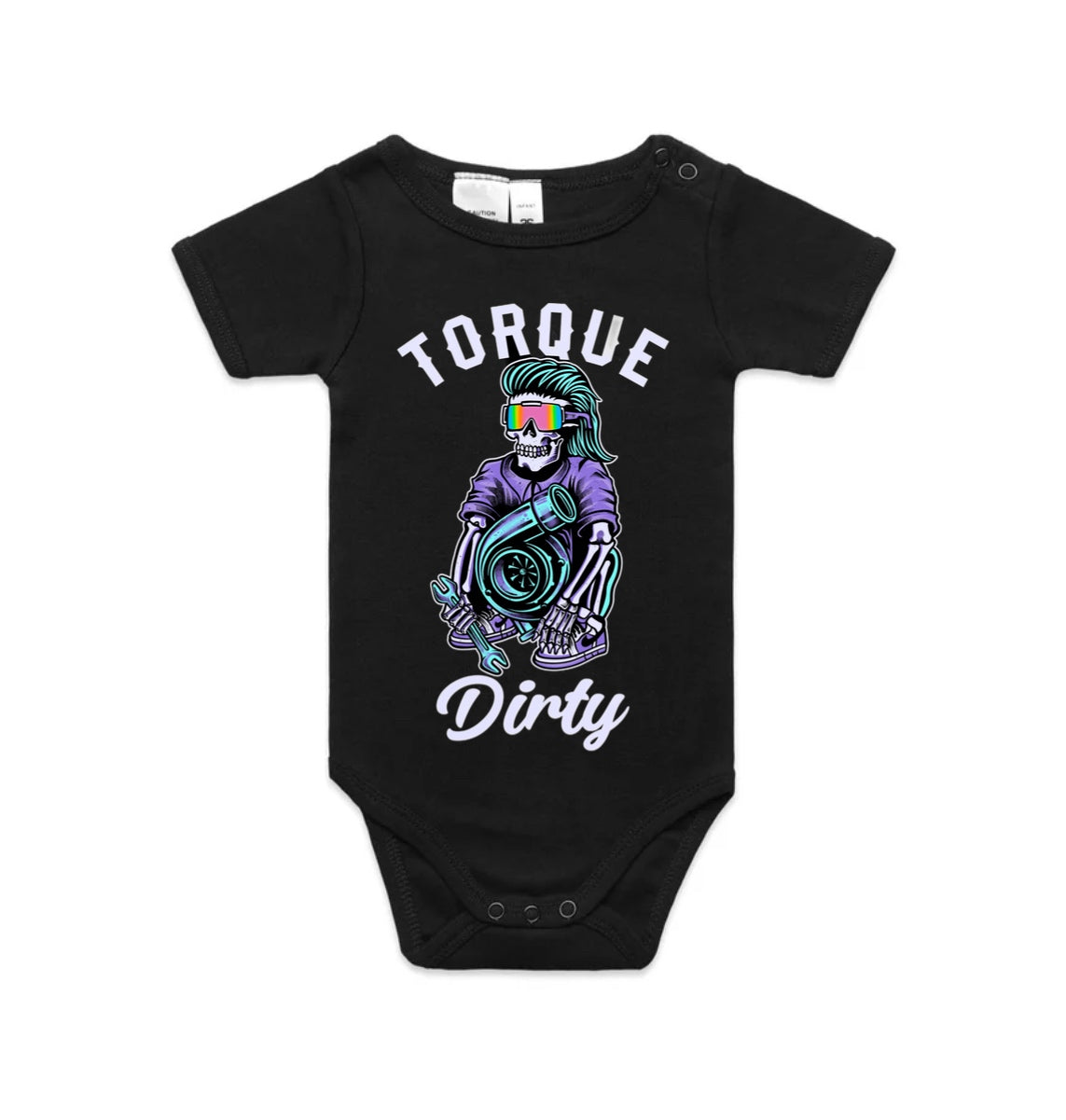BOOSTED BABY ONESIE – Torque Dirty